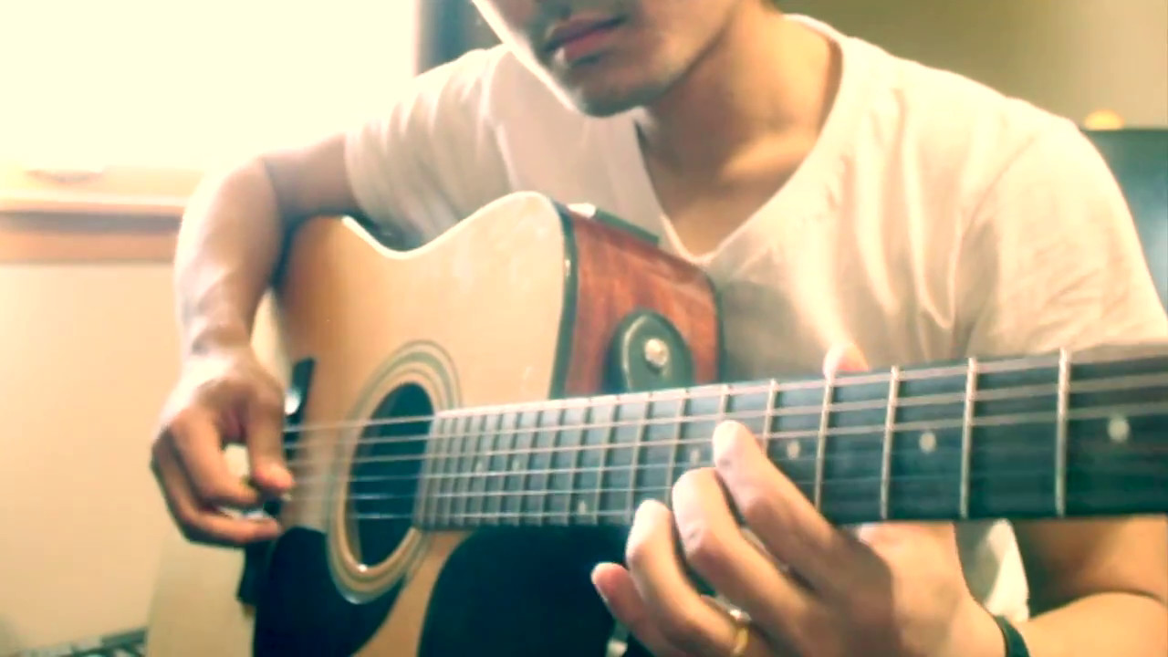 Ah Nge- အကြည့်, guitar solo tutorial (ဒီဘက်ကိုကြည့်လိုက်စမ်း👀) - YouTube