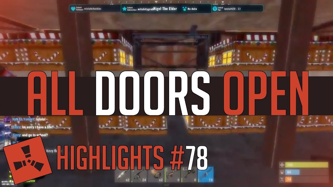 All DOORS Left OPEN! (Rust Highlights #78) - YouTube