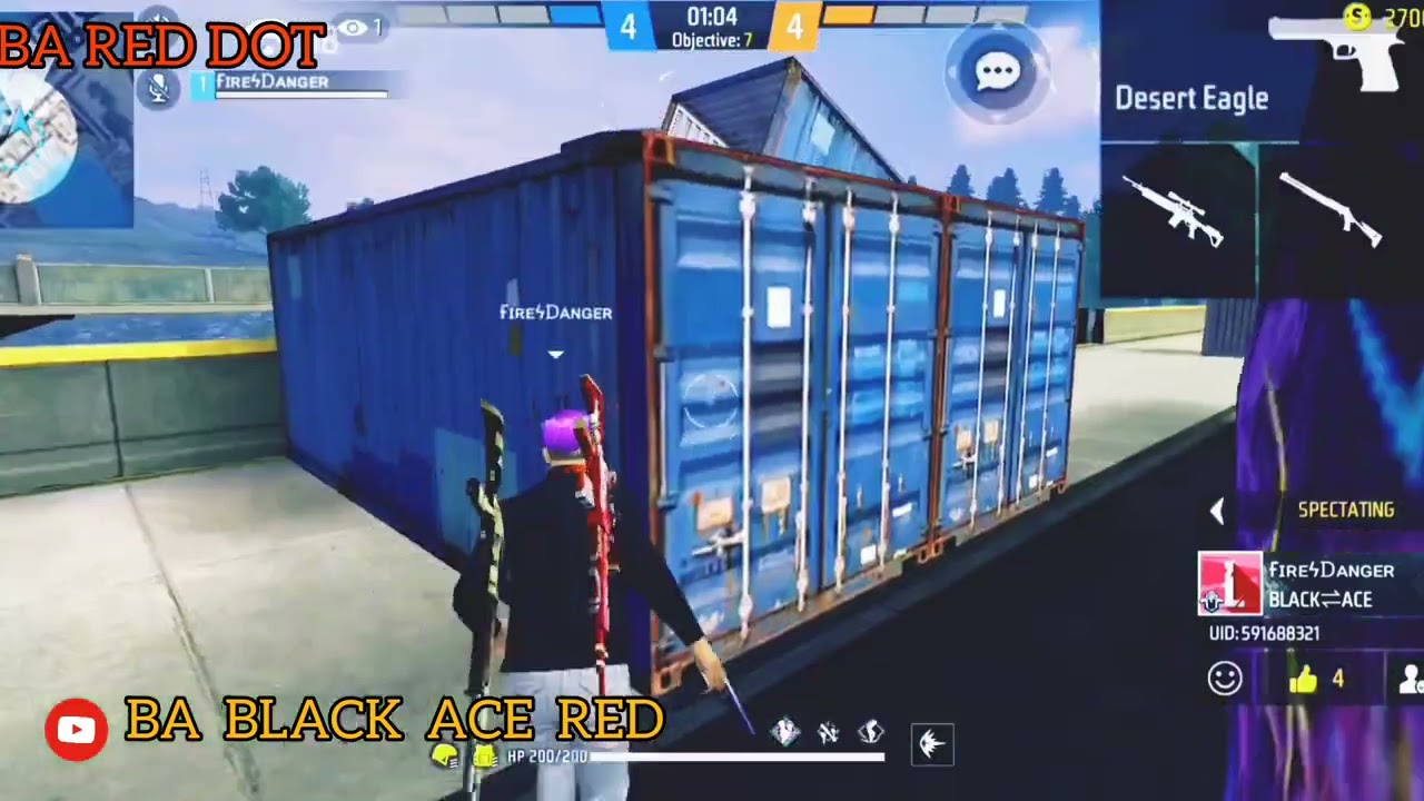 BA RED DOT VS BLACK YT # BA BLACK ACE RED👿👿😈👿 - YouTube