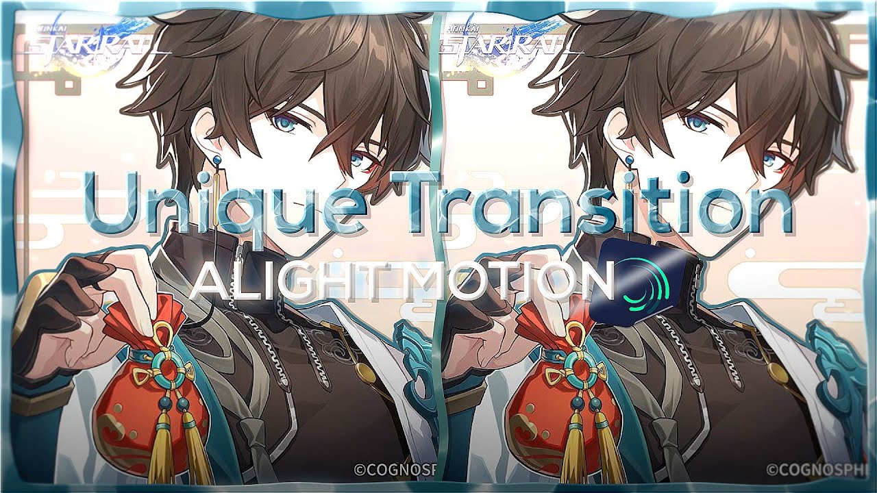 UNIQUE TRANSITION (+Tutorial) | ALIGHT MOTION - YouTube
