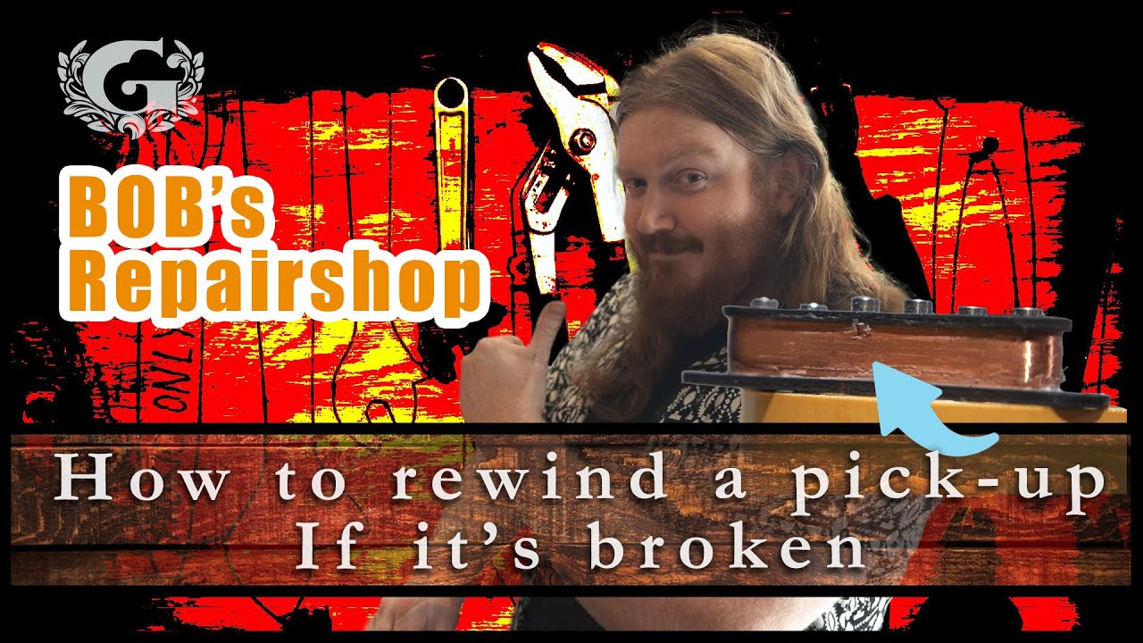 Bob's Repair Shop // How To Rewind A Broken Guitar Pick-Up - YouTube