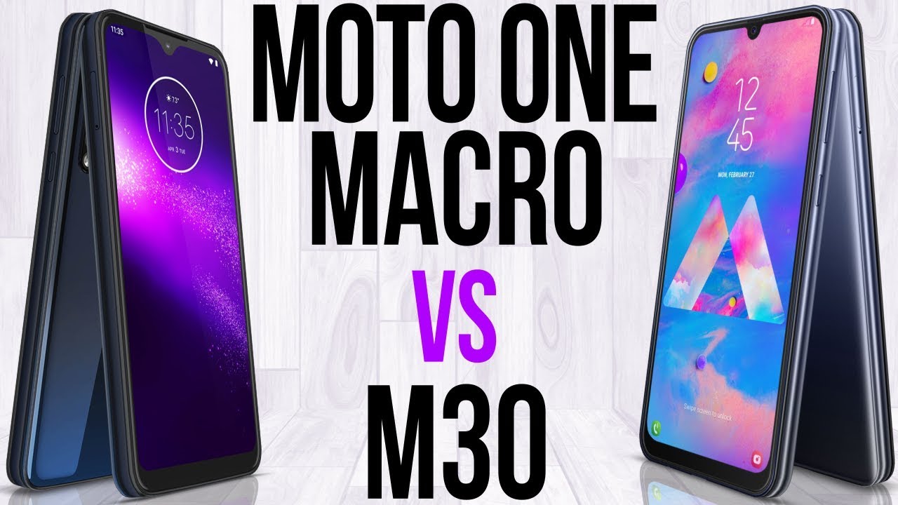 Motorola One Macro vs M30 (Comparativo) - YouTube