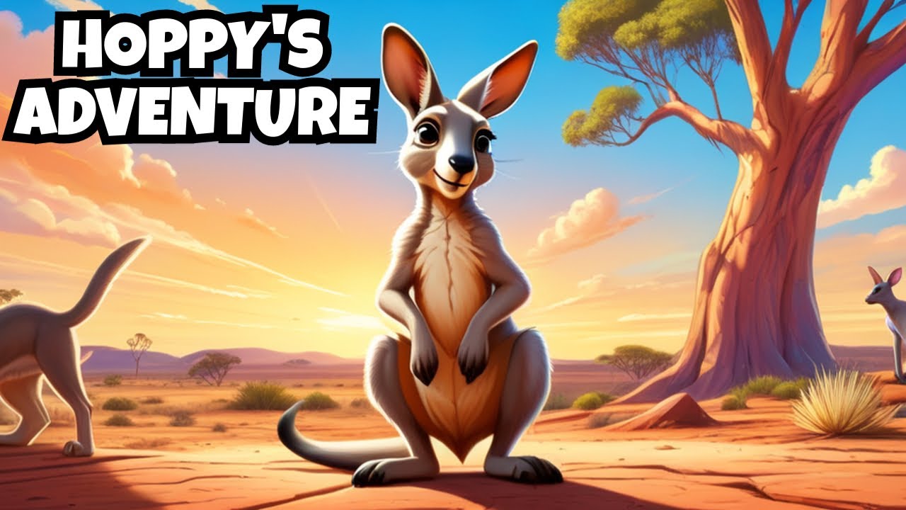 Kids Fun Story: Hoppy the Kangaroo. A Heartwarming Tale. - YouTube