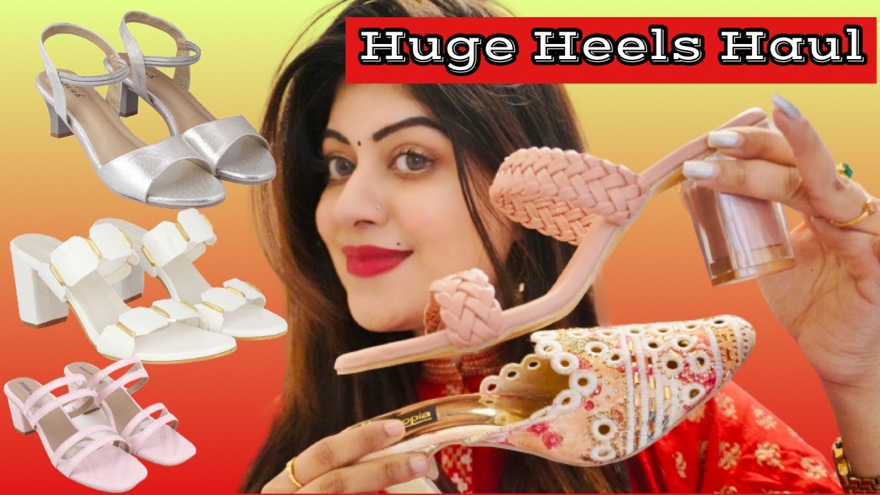 Huge Heels Haul😍നല്ല അടിപൊളി Heels കണ്ടാലോ 😍 - YouTube