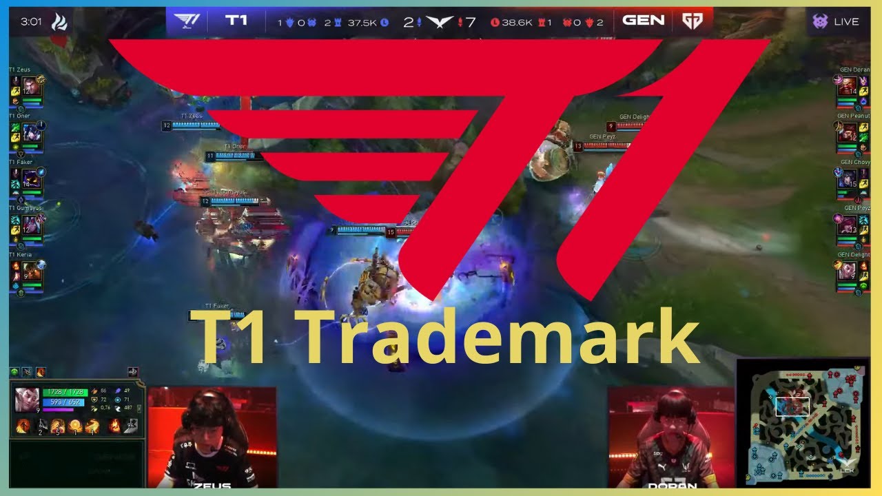 T1 making their signature moves - YouTube