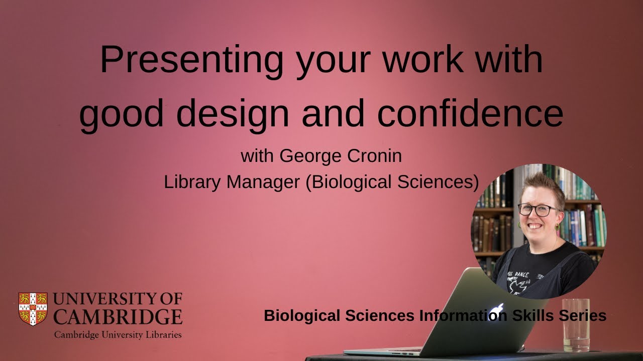 Presenting your work with good design and confidence - YouTube