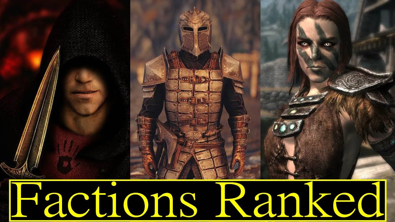 Ranking Every Faction In Skyrim - YouTube