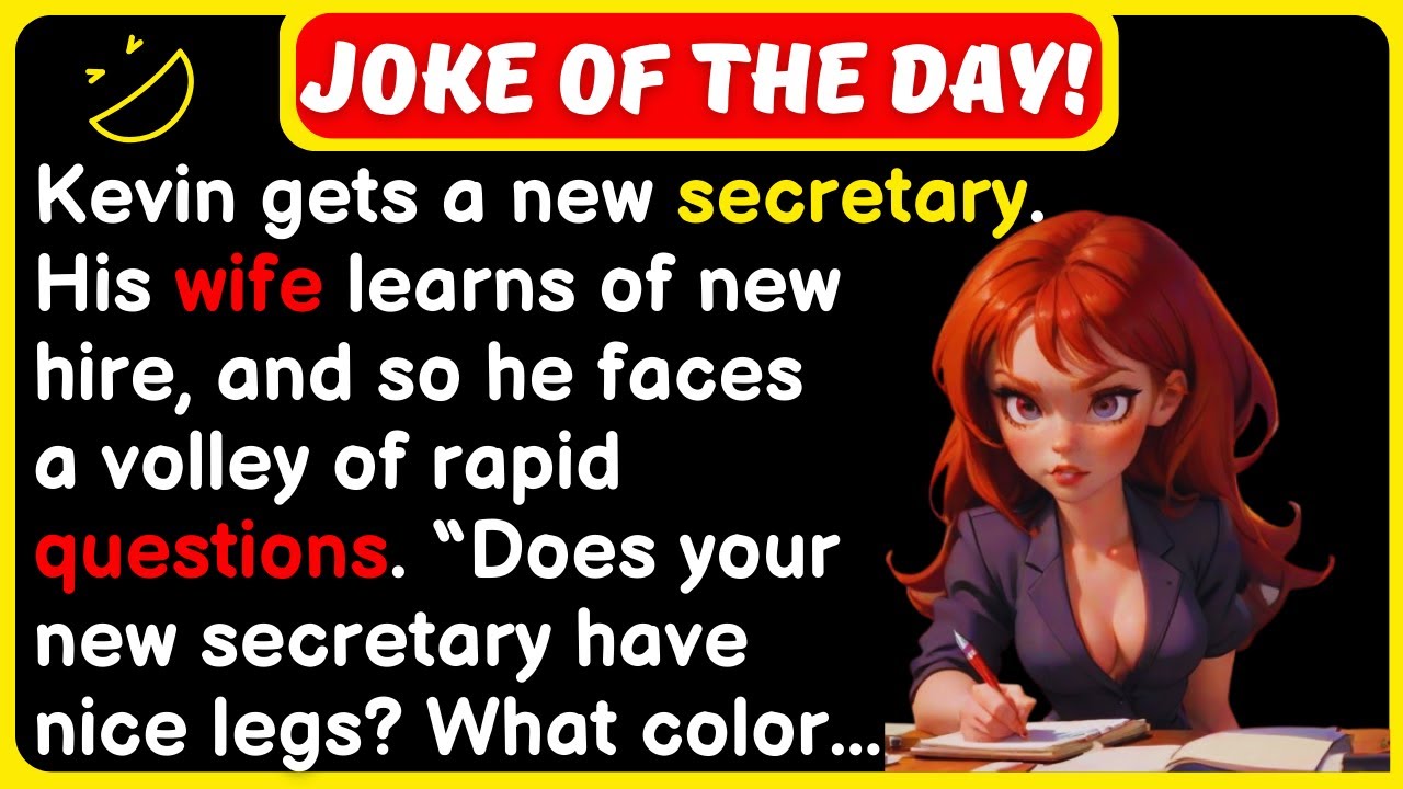 🤣 𝐁𝐄𝐒𝐓 𝐉𝐎𝐊𝐄 𝐎𝐅 𝐓𝐇𝐄 𝐃𝐀𝐘 - Kevin gets a new secretary. A few days later ...