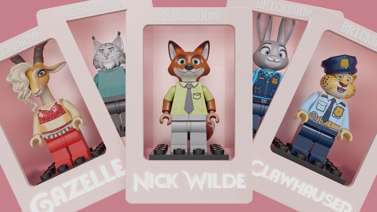 Custom LEGO Zootopia 2 Minifigures – Fan Made Nick Wilde, Judy Hopps ...