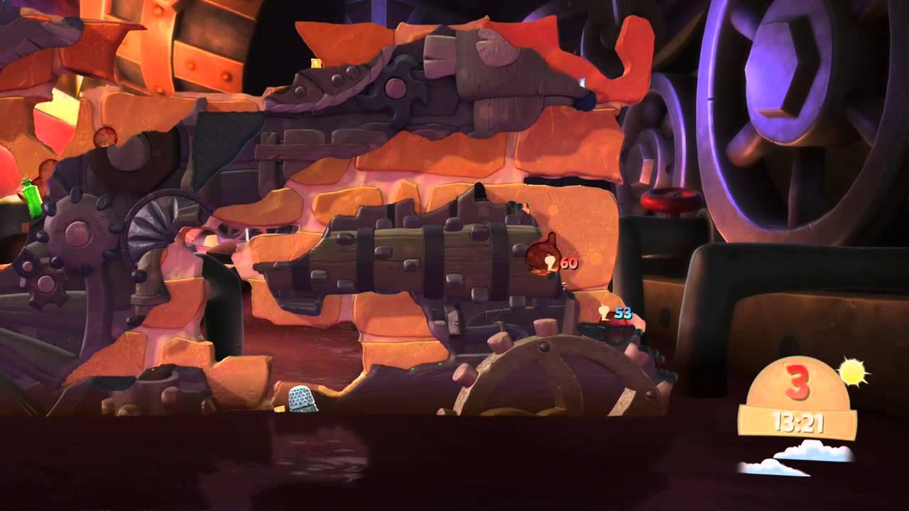 Worms Battlegrounds Holy Handgranade explosion - YouTube