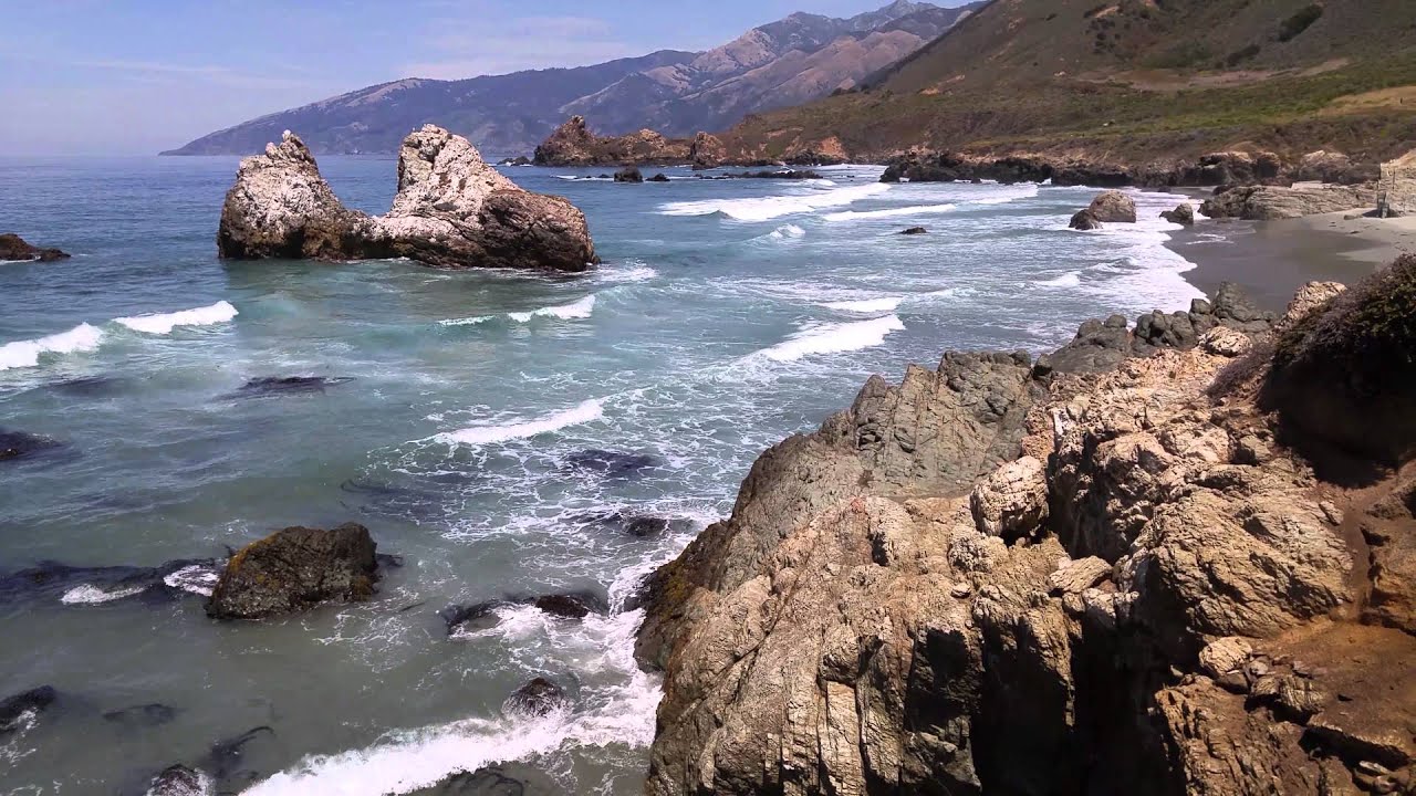 Highway 1 beach. Shot with LG G4 - YouTube