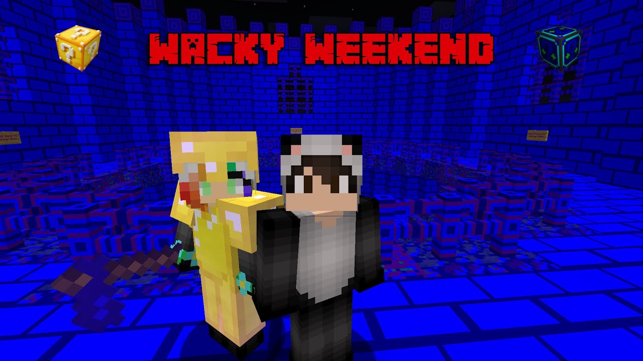 🎲💥 Explosive Night Lucky Block Race! | Wacky Weekend - YouTube