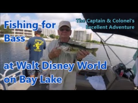Fishing for Bass at Walt Disney World on Bay Lake: 20 fish in 2 hours ...