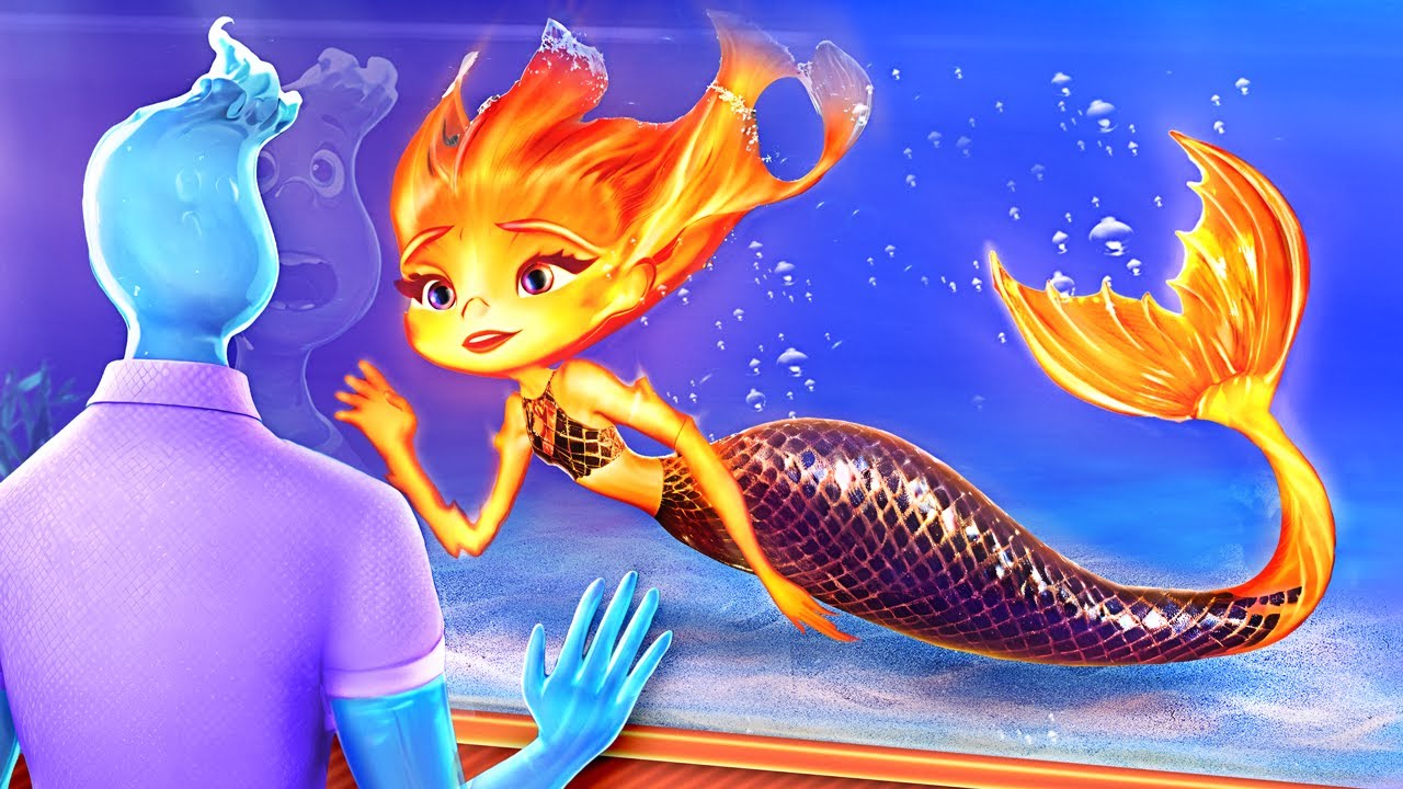 Ember e Wade di ELEMENTAL Hanno dei Figli! Ember Diventa una SIRENA ...