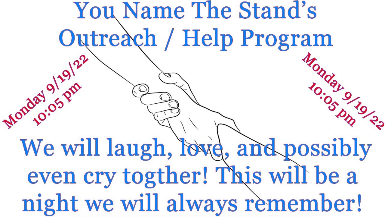 You name the Stand's Outreach Help Program - YouTube