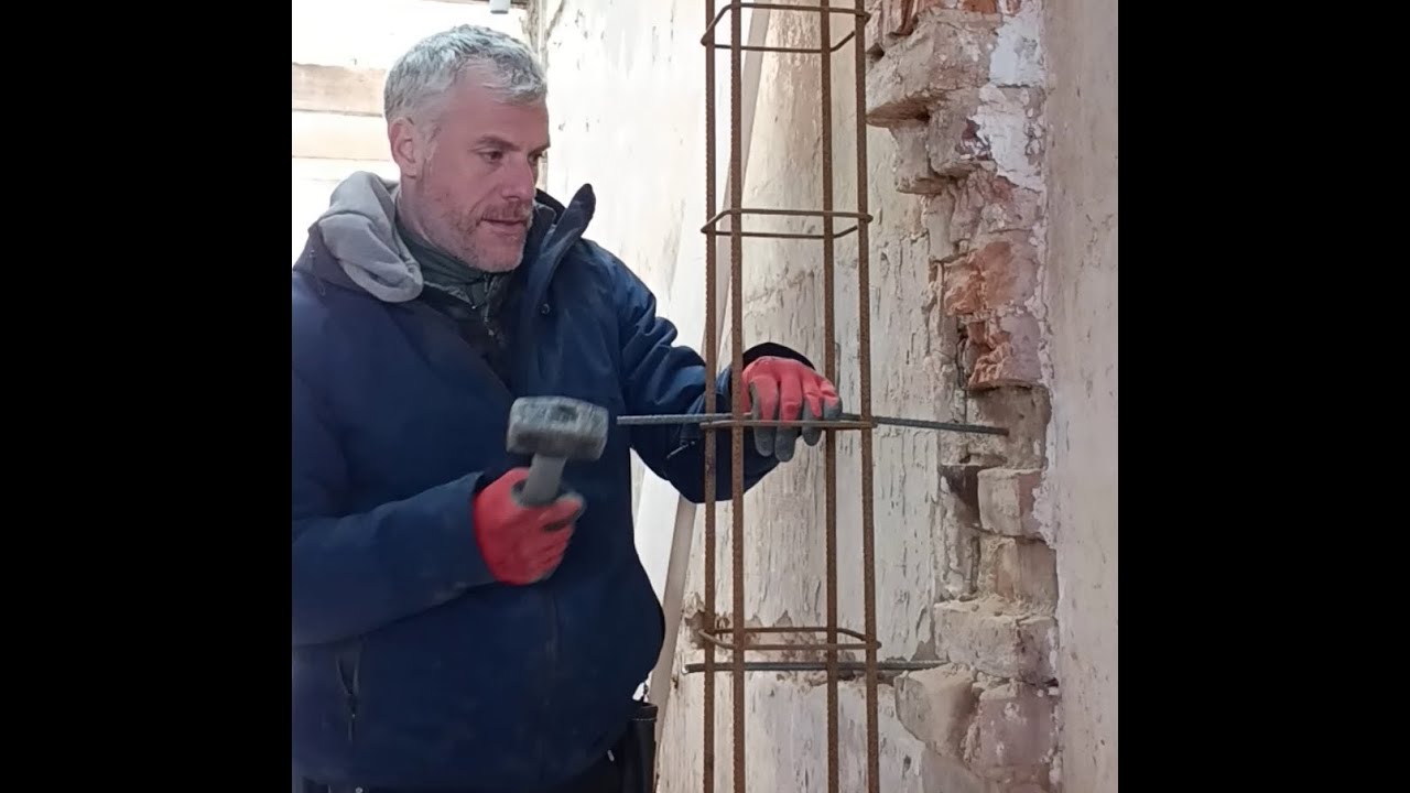 Ferraillage d'un poteau béton - YouTube