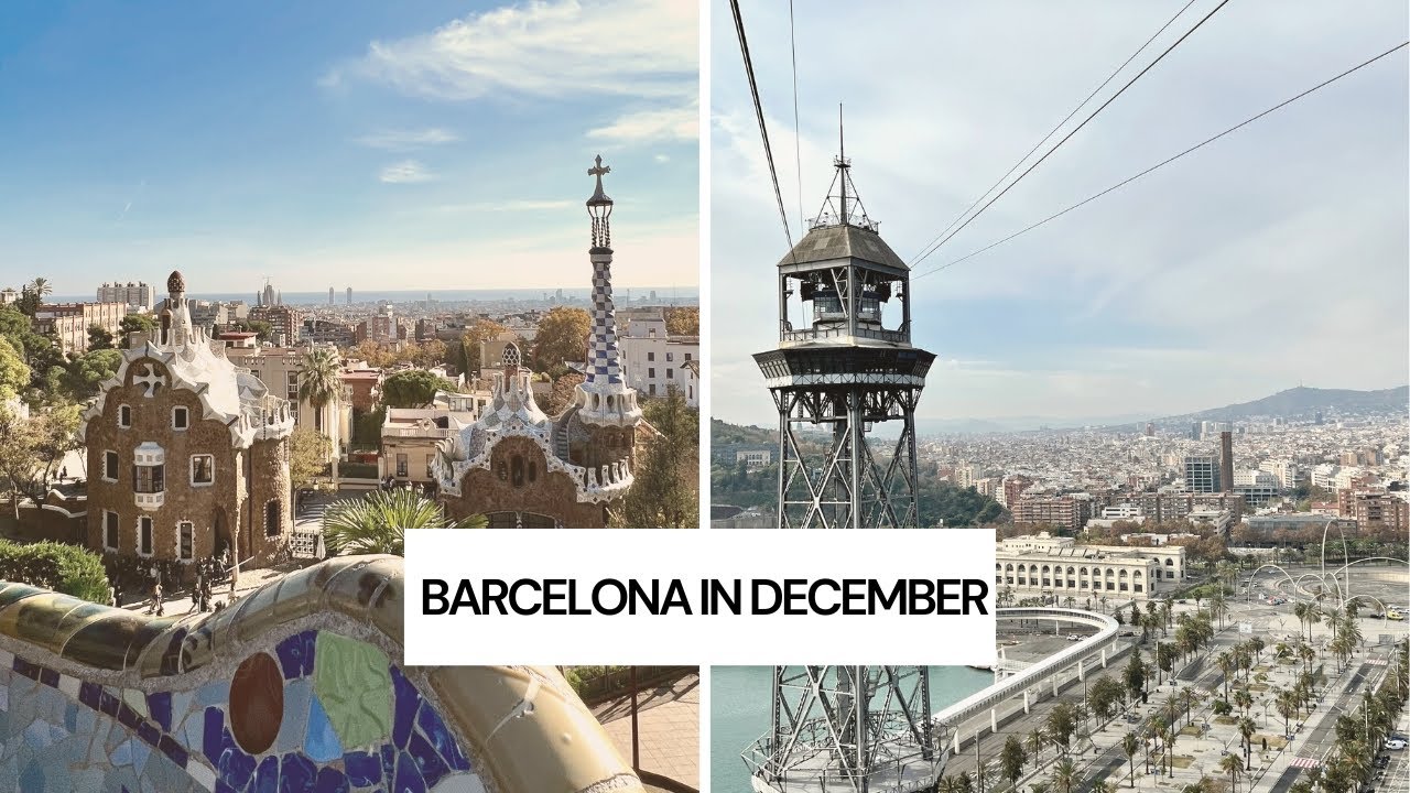 Barcelona in December I Christmas in Barcelona I 4k walk - YouTube