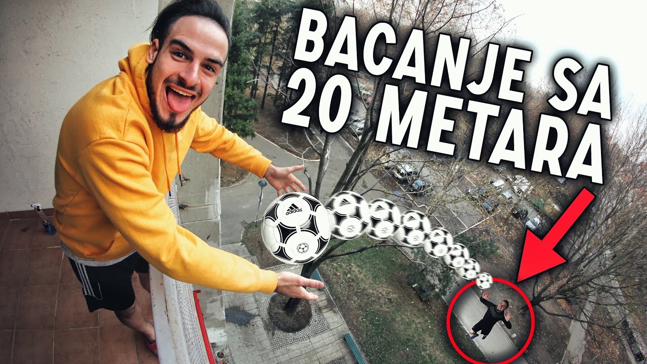 BACANJE RANDOM STVARI SA ZGRADE ️ - YouTube