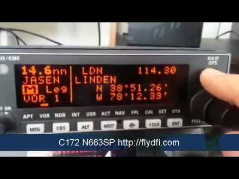 Bendix King KLN 89B - VOR Chapter - YouTube