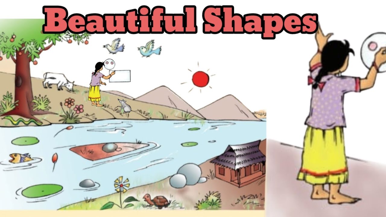 1st Standard Maths Beautiful Shapes - YouTube