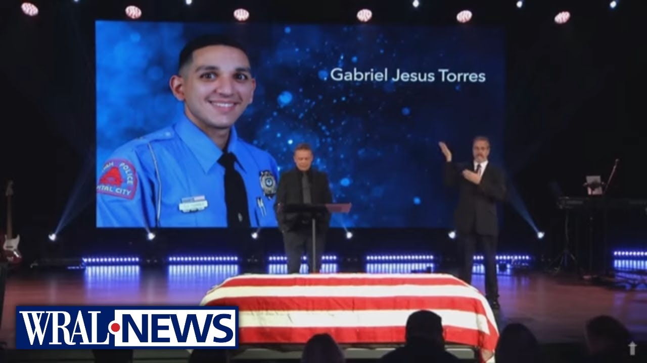 Loved ones, colleagues gather in Raleigh to honor officer Gabriel ...