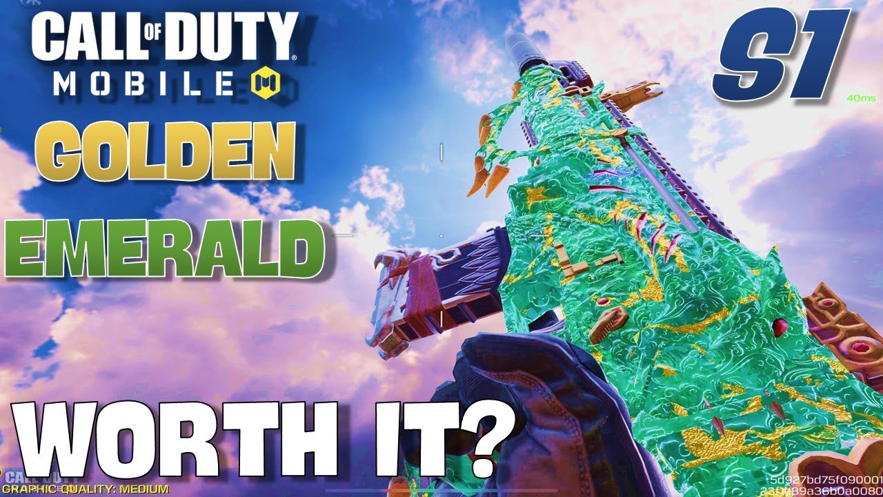 COD Mobile IS GOLDEN EMERALD WORTH GRINDING - YouTube