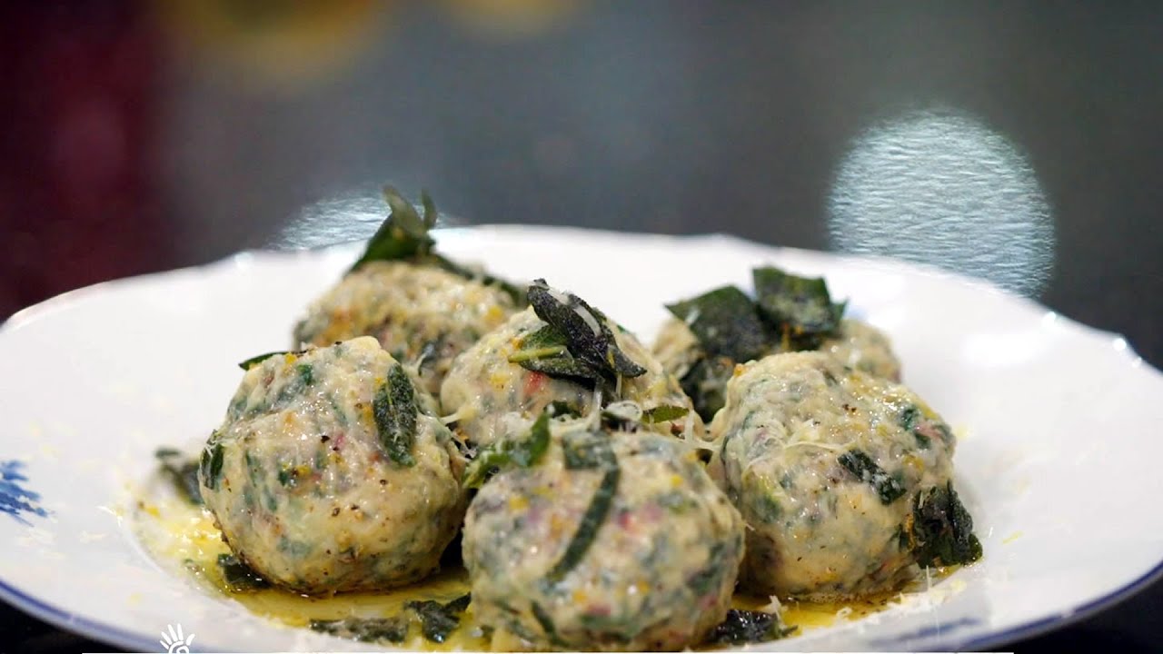 The Garden Gurus - Ricotta and Rainbow Chard Gnudi (Dumplings)with ...