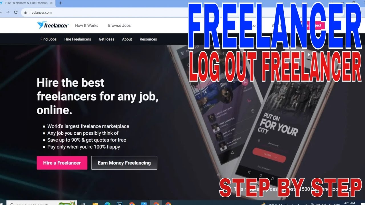 How To Log Out Freelancer 🔴 - YouTube