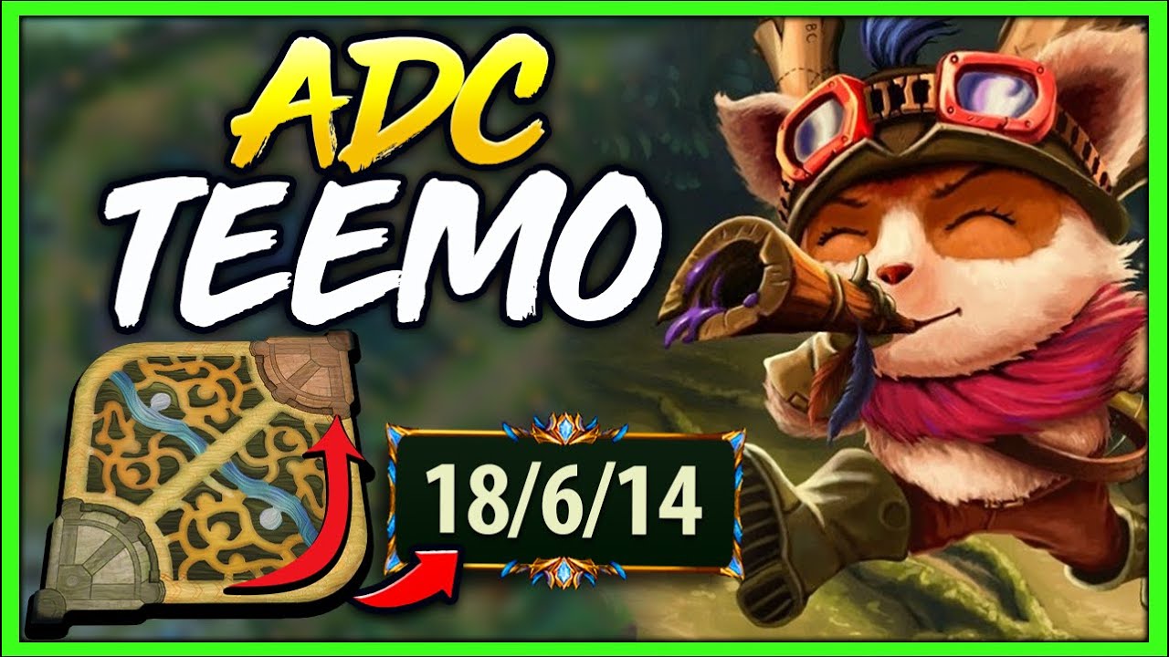 ADC TEEMO ACTUALLY META!? EASIEST WAY TO DOMINATE BOT-LANE - League of ...
