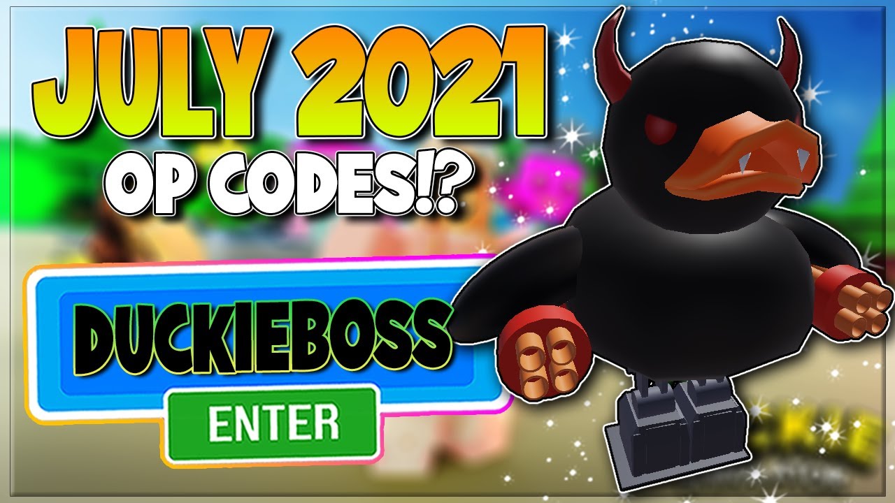 (JULY 2021) ALL *NEW* SECRET OP CODES!? Roblox Duckie Simulator - YouTube