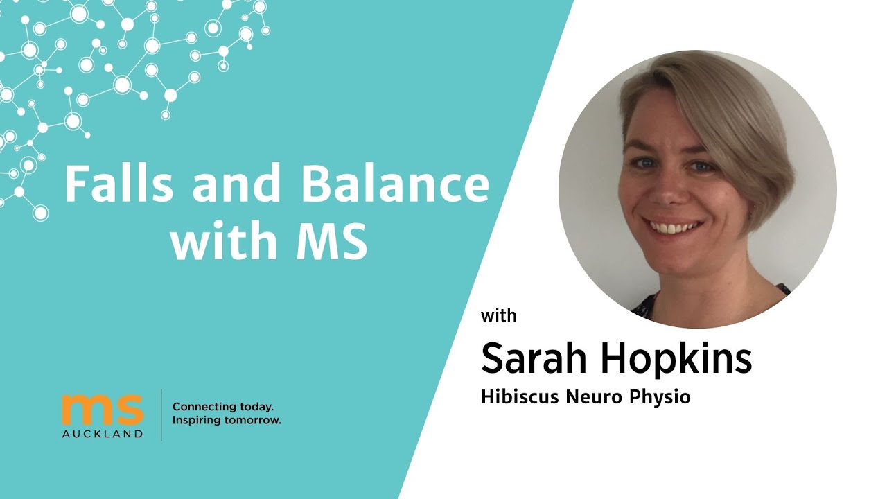 Sarah Hopkins talks Falls and Balance with multiple sclerosis. - YouTube