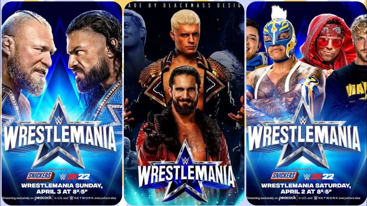WWE WrestleMania 38 Night 1 and Night 2 Full Match Card - YouTube