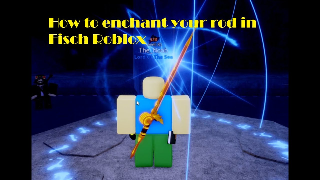 How to enchant your rod in Fisch Roblox - YouTube