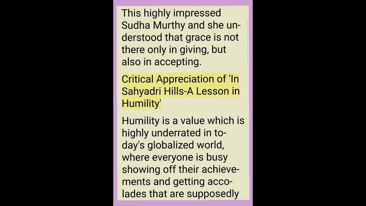 In Sahyadri Hills A Lesson In Humanity Sudha Murthy YouTube in-sahyadri-hills-a-lesson-in-humanity-sudha-murthy-youtube