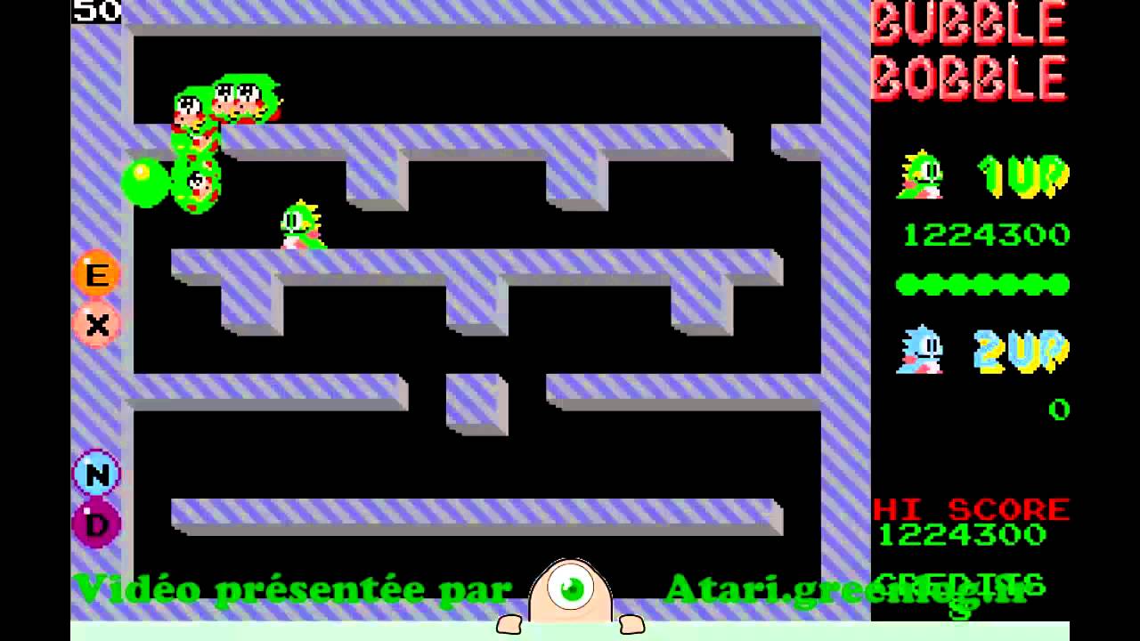 Bubble Bobble - Niveau 1 à 100 - Atari ST [Longplay] - YouTube