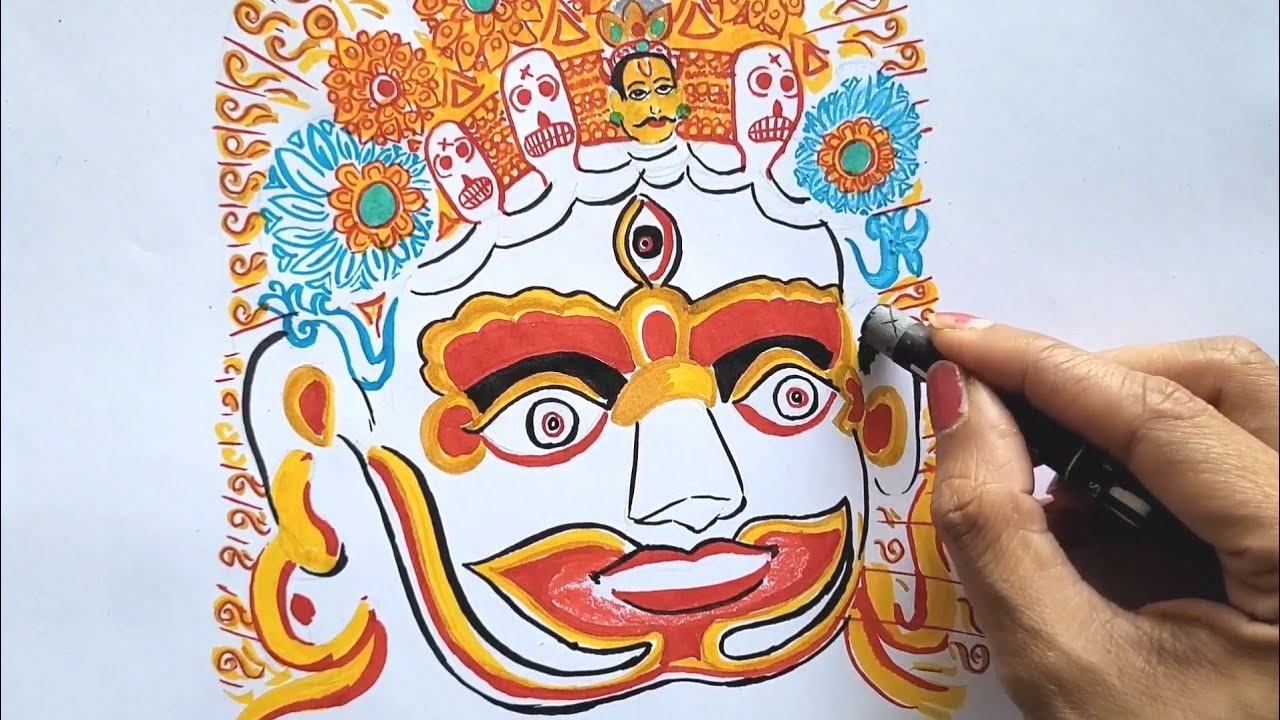 Kaal Bhairav Jayanti Drawing | Bhairav Baba ki Drawing | How to draw ...