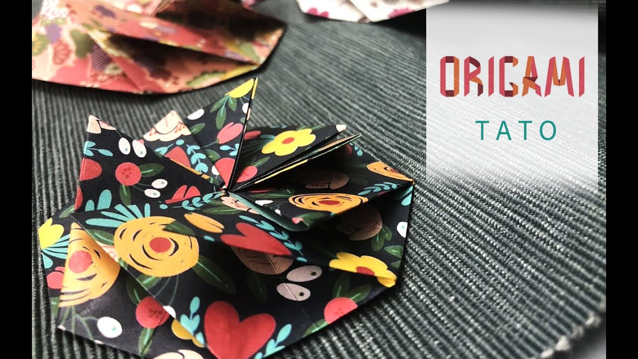 Japanese Origami Hexagonal Tato Tutorial Origami Tato Envelope - YouTube