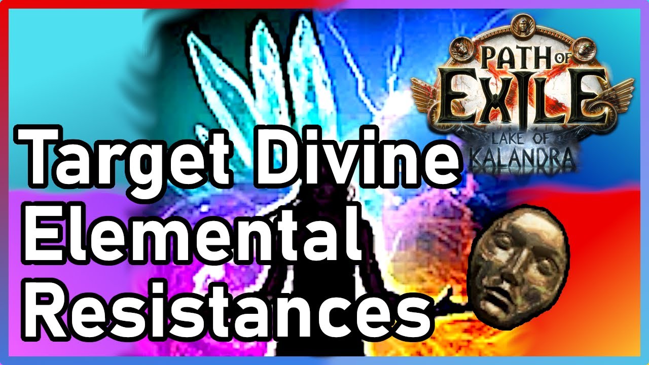 [PoE 3.19] Min-Max Your Elemental Resistances | How to Target Divine ...