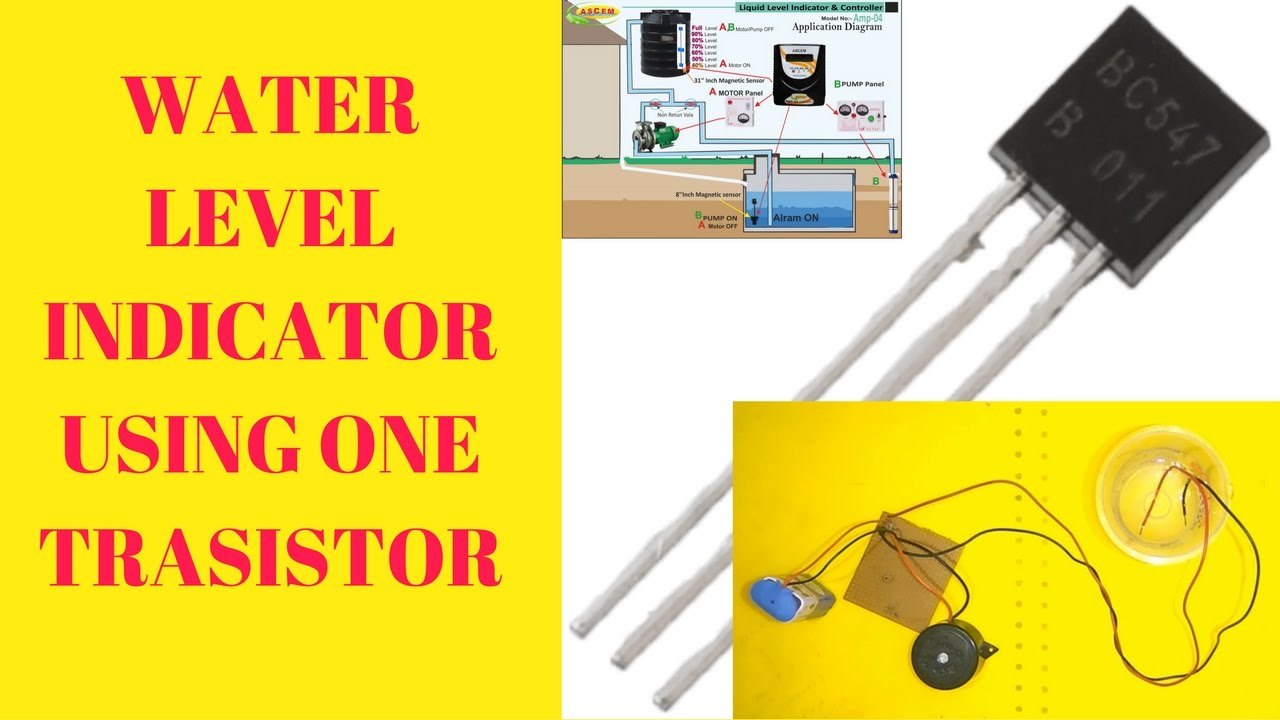 Water Level Indicator Using One Only Component - YouTube