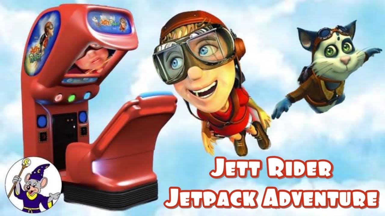 Chuck E Cheese Jett Rider (Jetpack Adventure) - YouTube