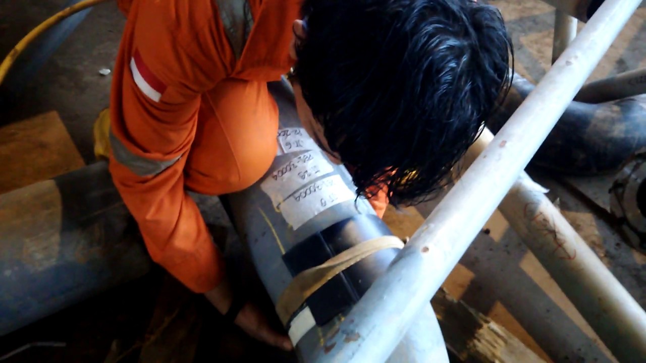 Radiography Testing Gamma Ray Pipe 6'' SCH 40 DWSI - YouTube