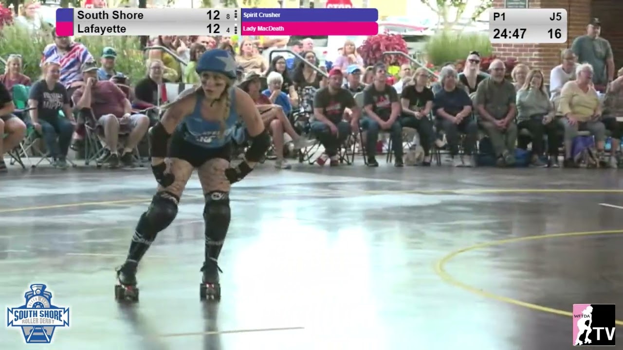 South Shore Derailers vs Lafayette Roller Derby - YouTube