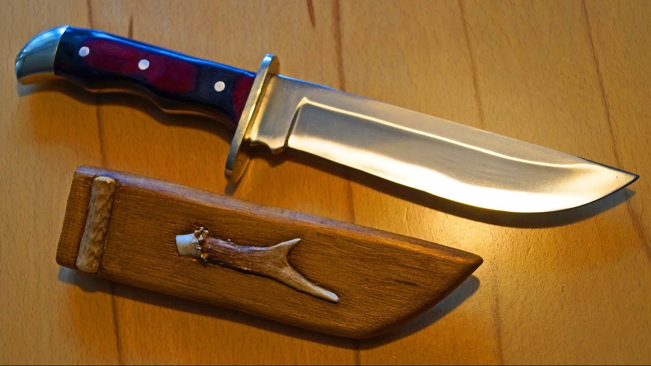 Bowie HUNTING Knives Collection FES Custom Wooden Sheaths Wragg ...