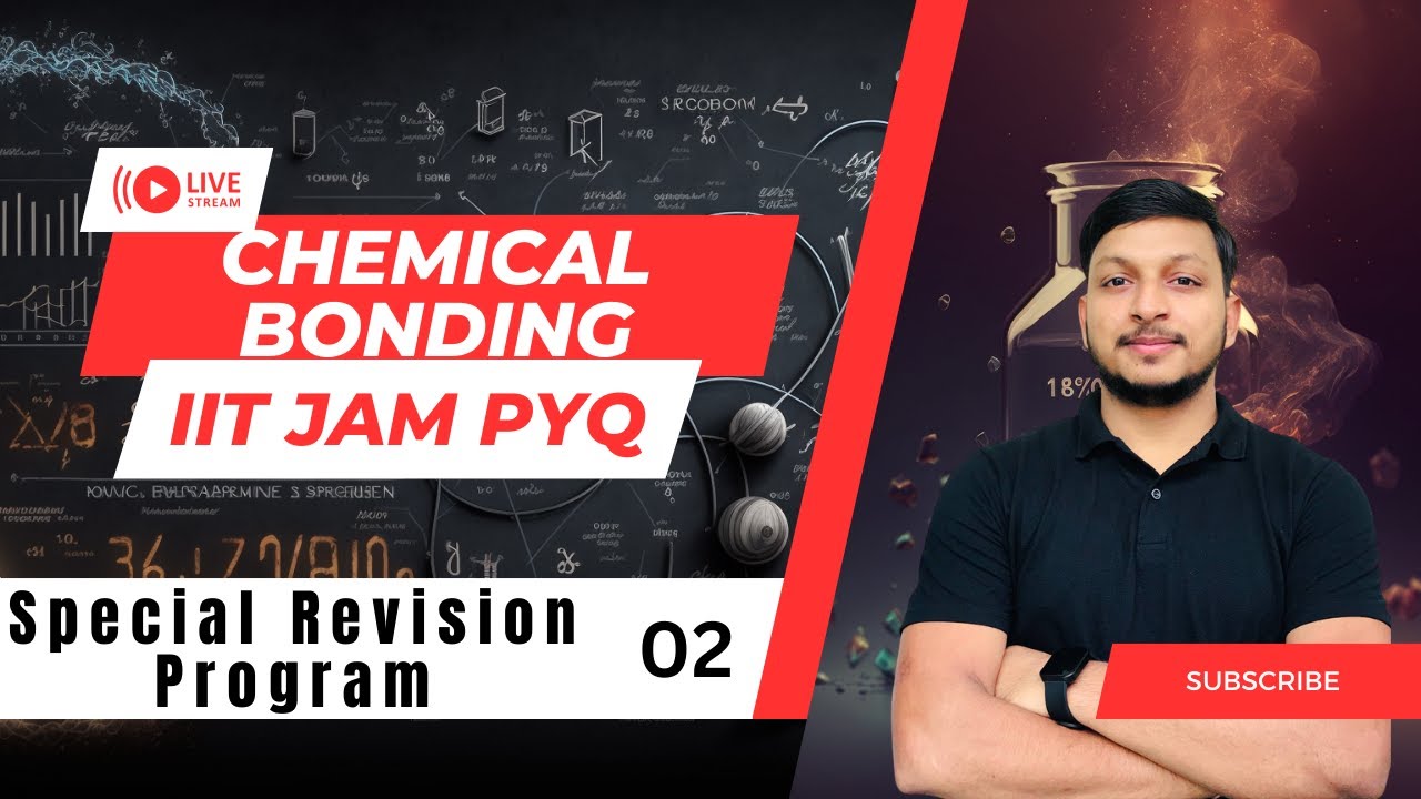 Chemical Bonding | PYQ | IIT JAM | 75 Hard Challenge | Vigyan Vriksh ...