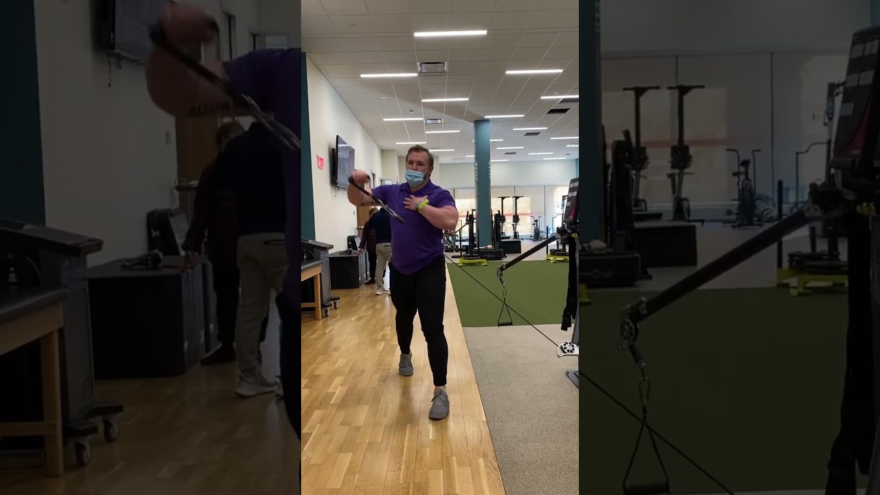 D2 with rotation--Split stance - YouTube