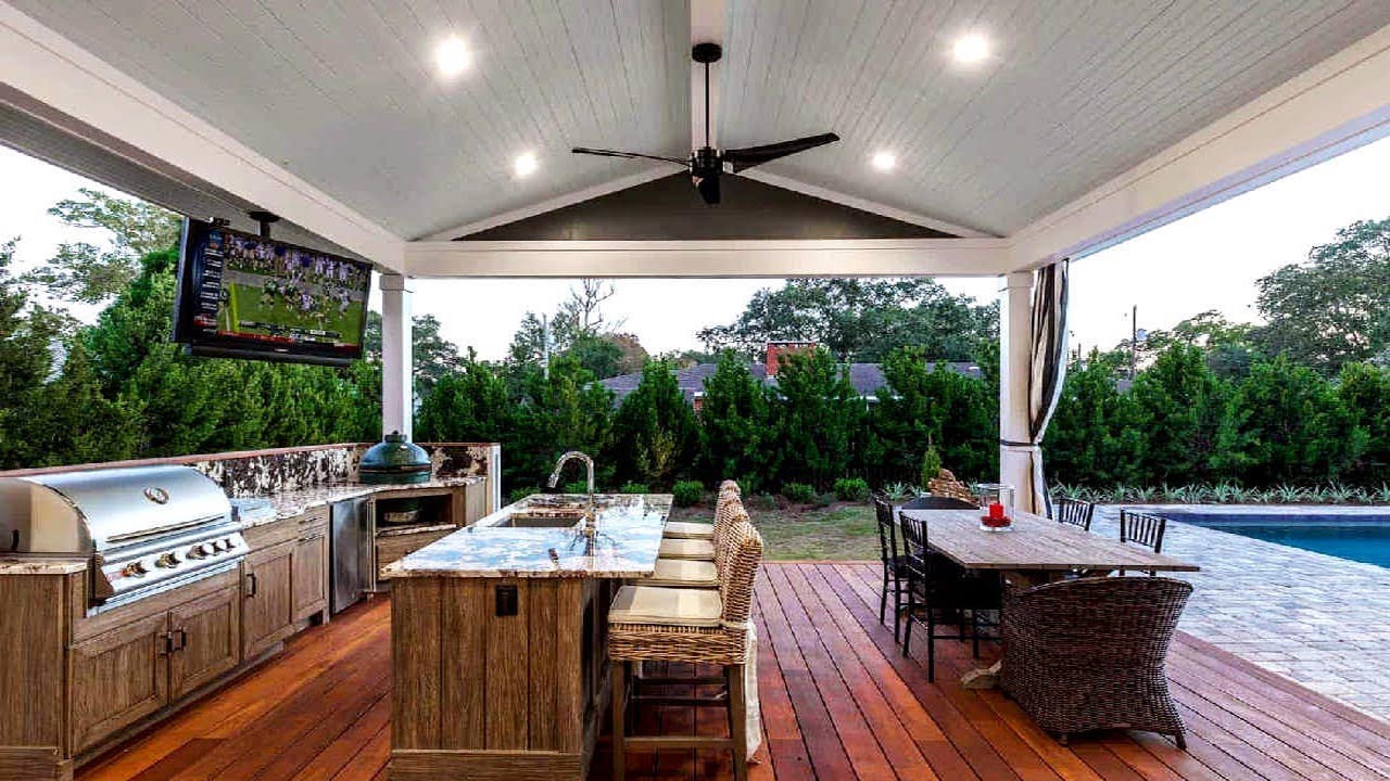 25 Outdoor Kitchen Lighting Ideas To Inspiration Your Home - YouTube