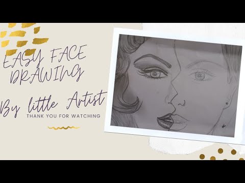 Dual face Art | girl face sketch |pencil art - YouTube