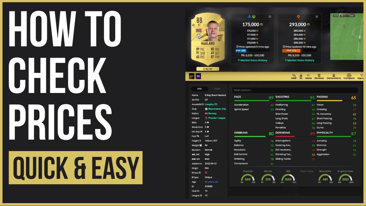 How to Check FIFA 23 Player Prices! (EASY) - YouTube