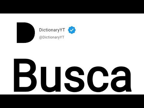 Busca Meaning in English - YouTube