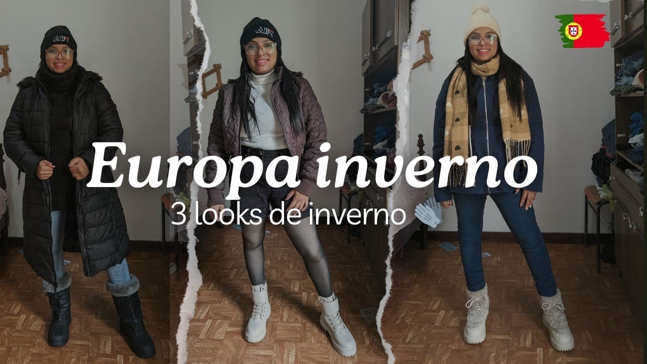 DICAS DE ROUPAS DE INVERNO,Como se VESTIR NO INVERNO de PORTUGAL,TRUQUE ...